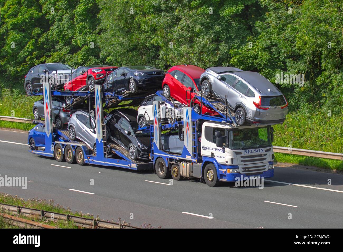 20-15 Scania P-Srs L-Class Nelson Car Transport; Auto transporter, car ...