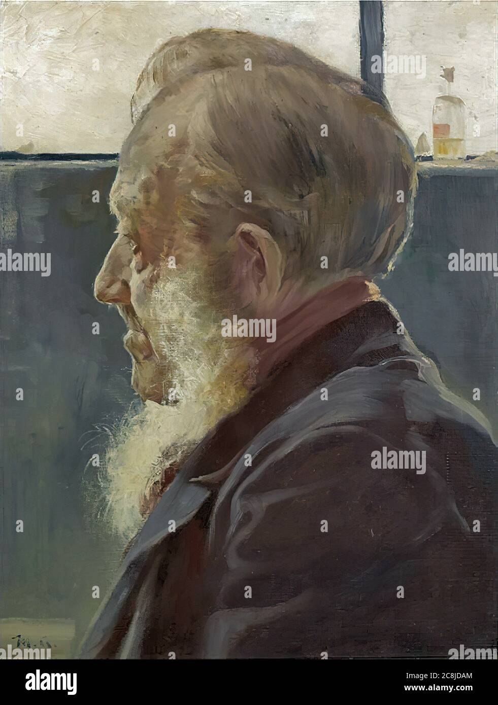 Ancher Michael Peter - En Gammel Fisker (the Old Sea Salt) - Danish ...