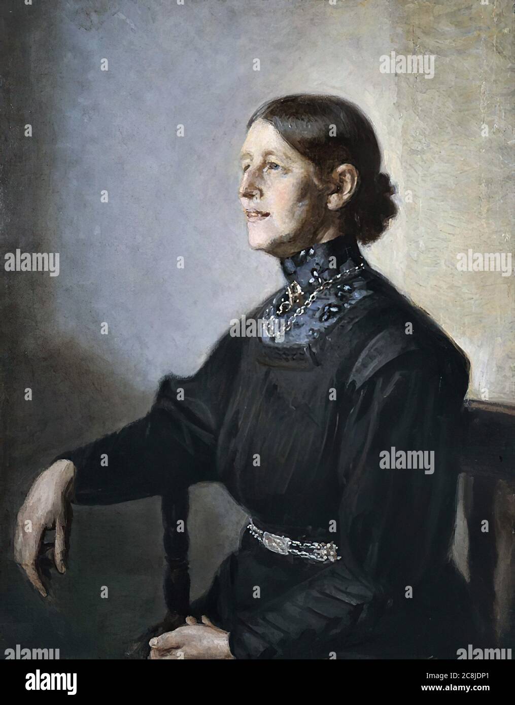 Ancher Michael Peter - Portrait of Anna Ancher the Artist's Wife ...