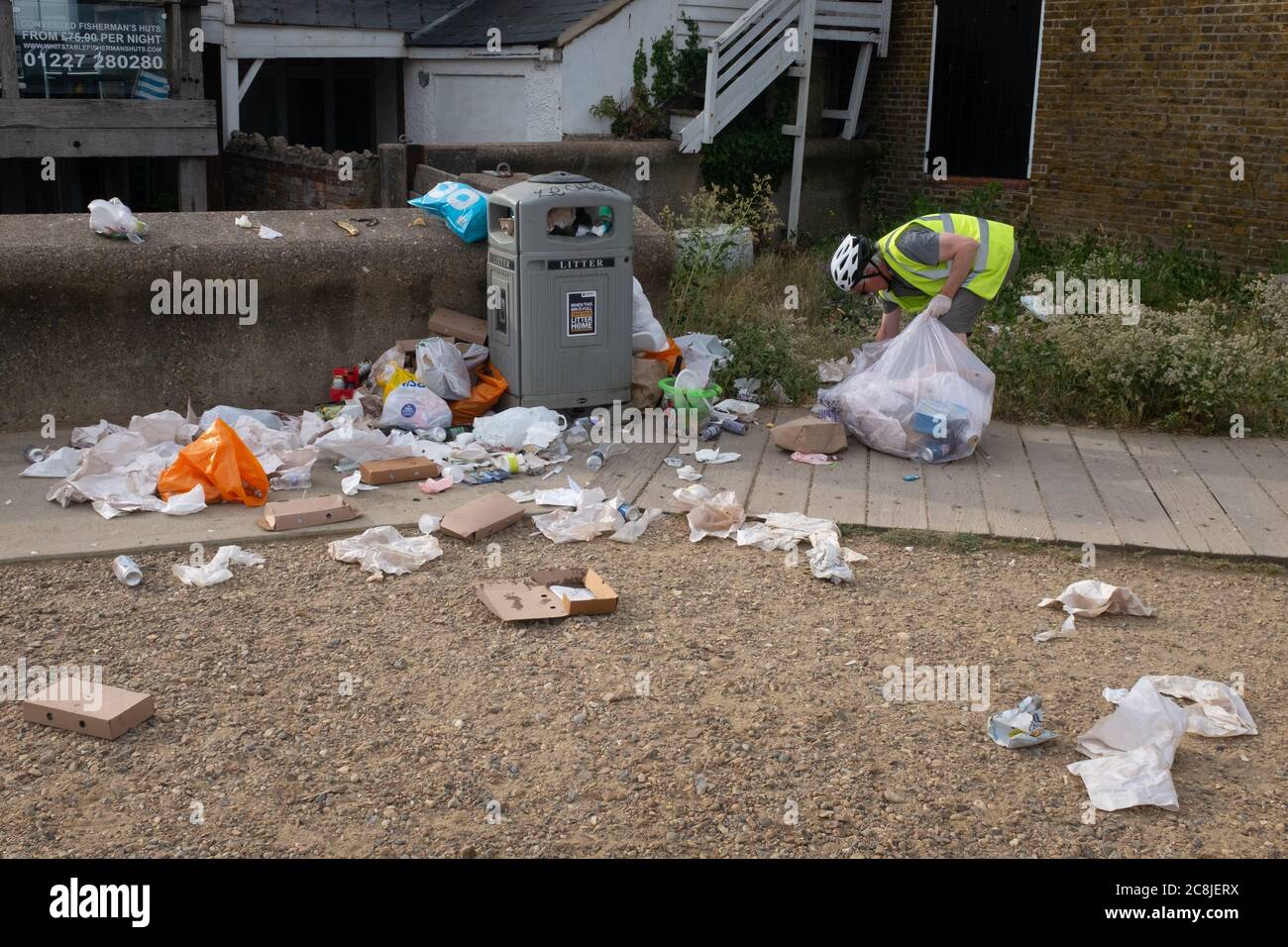 The morning after Saturday night crowds of young peoples' nightlife ...