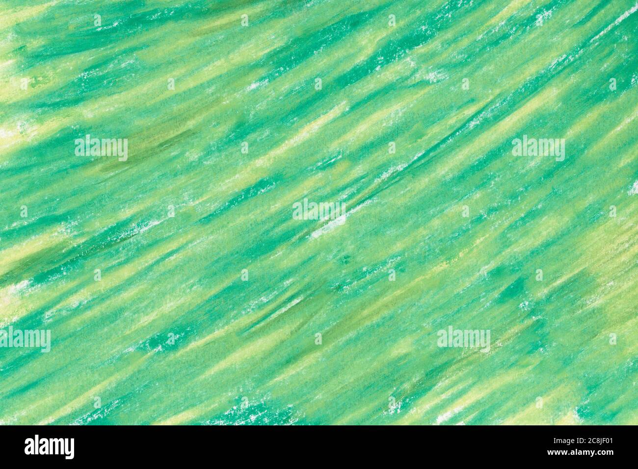 green color pastel crayon background texture Stock Photo - Alamy
