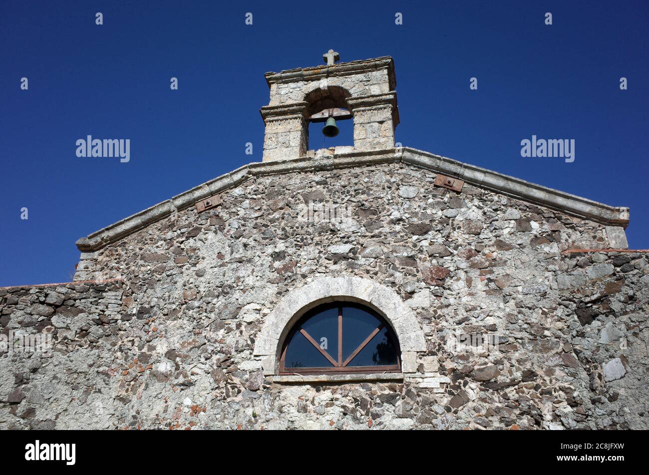 Osilo, Sardinia, Italy. Babbu Eternu (Eternal father) church Stock ...