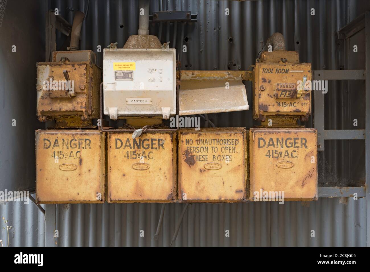 Old electrical switchboards hi-res stock photography and images - Alamy