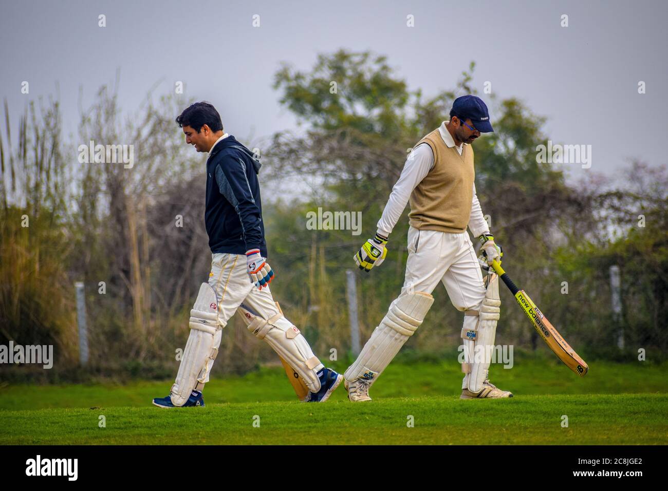 New Delhi India – March 3 2020 : Full length of cricketer playing on ...