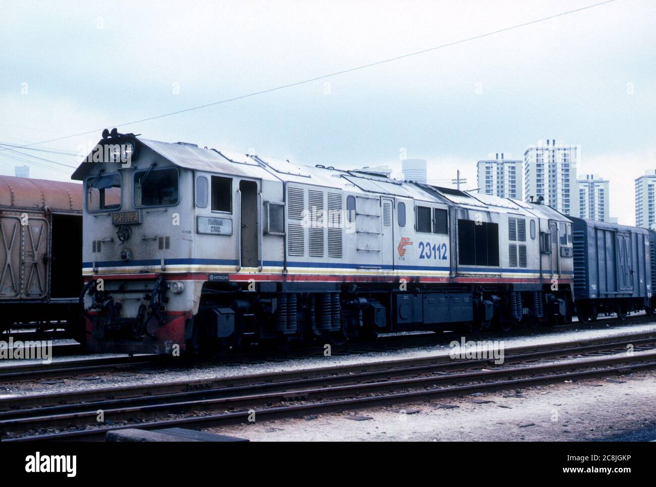 Malaysian Railways class 23 diesel locomotive No. 23112 "Panduan" at ...
