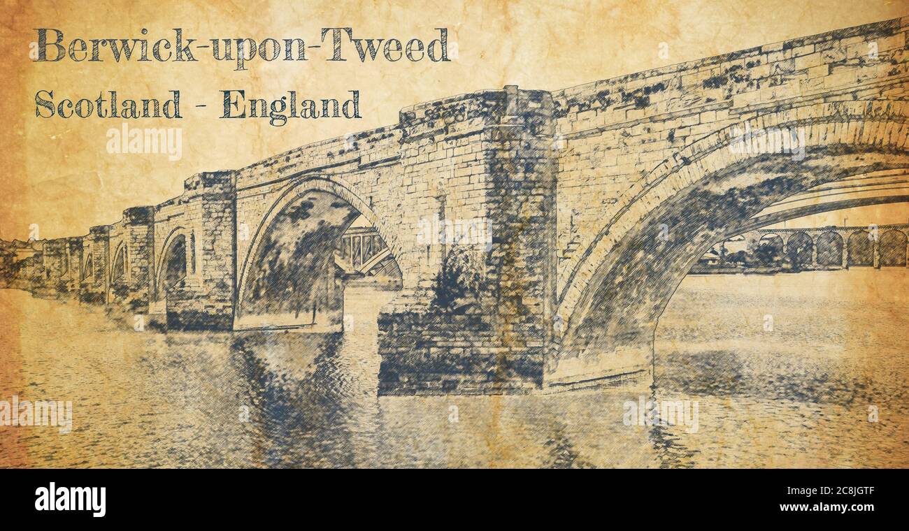 Tweed sketch hi-res stock photography and images - Alamy