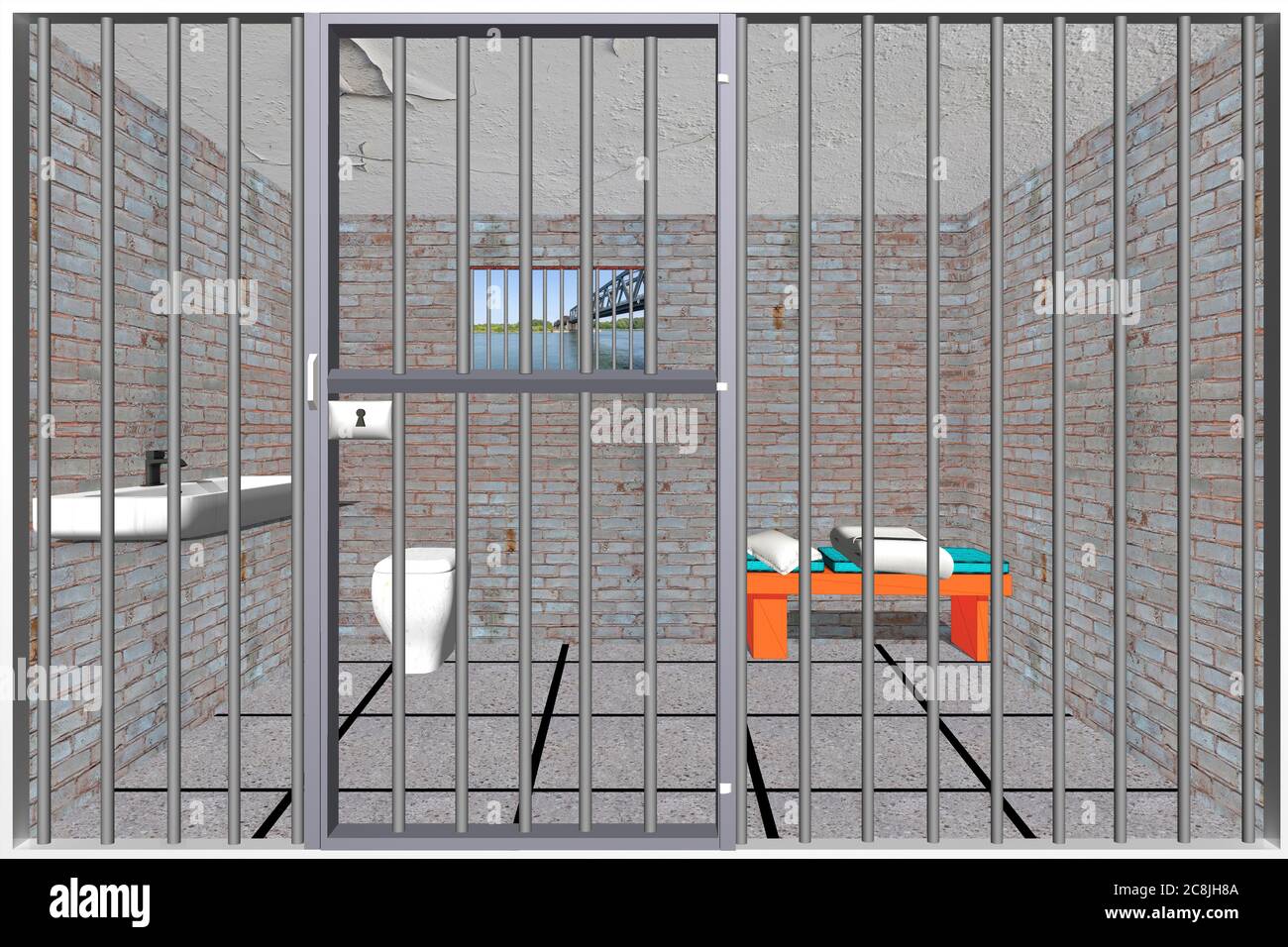Death row prison cell hi-res stock photography and images - Alamy