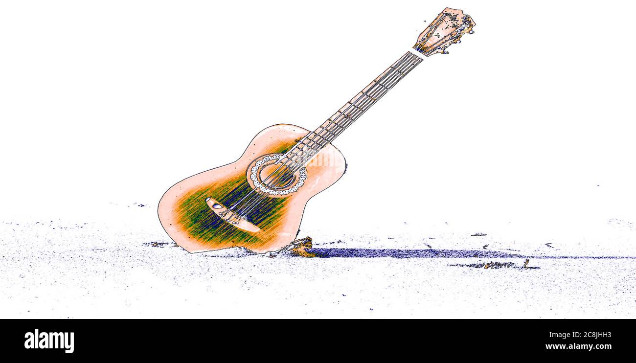 Guitar piano blues music Cut Out Stock Images & Pictures - Alamy