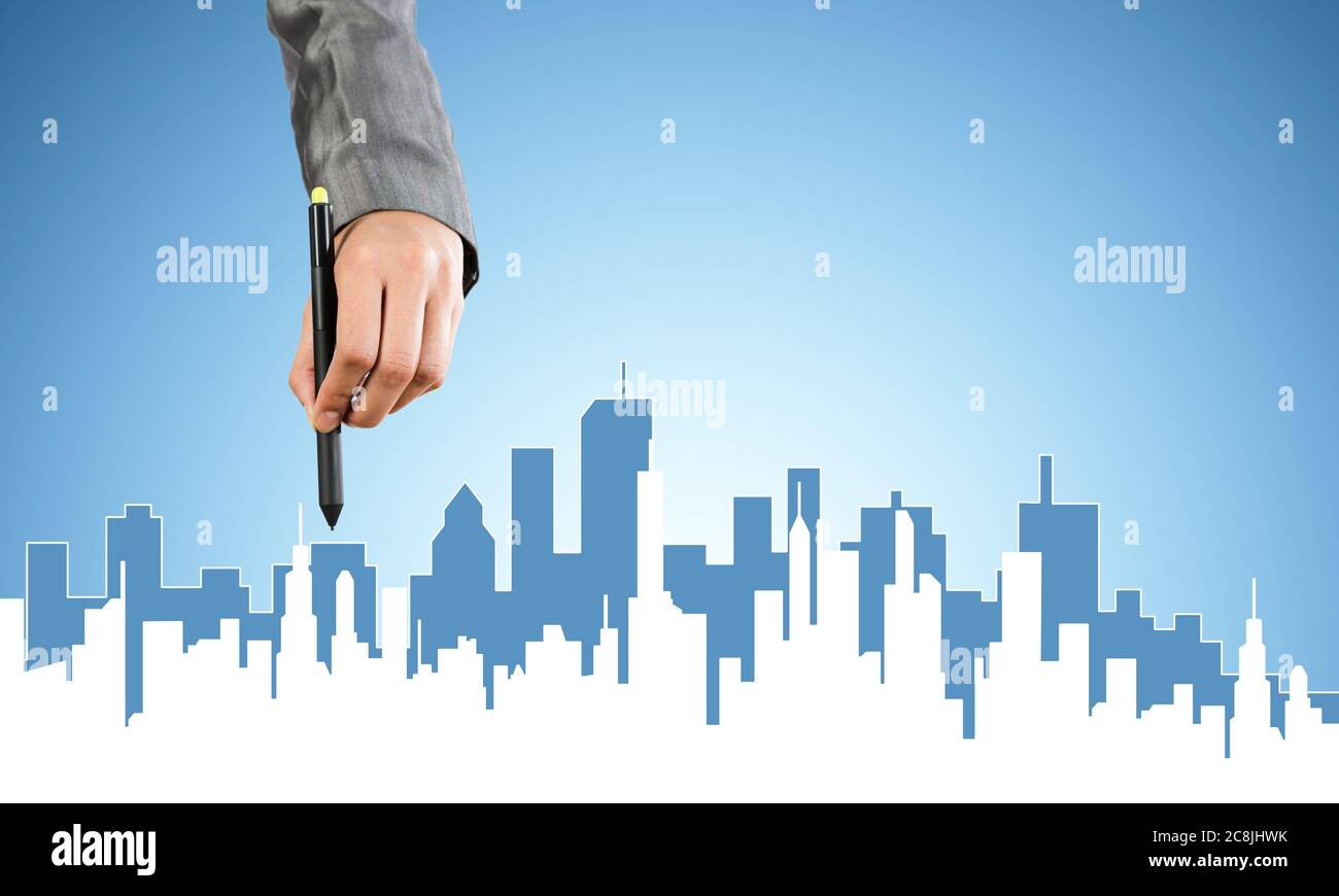 Engineering designer at work Stock Photo - Alamy