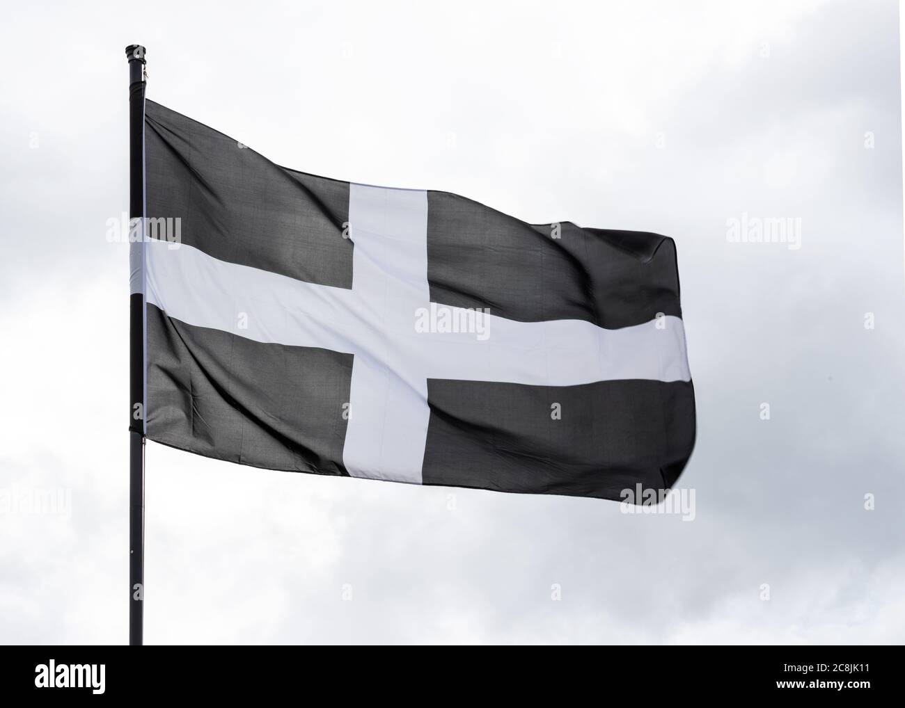Saint piran flag hi-res stock photography and images - Alamy