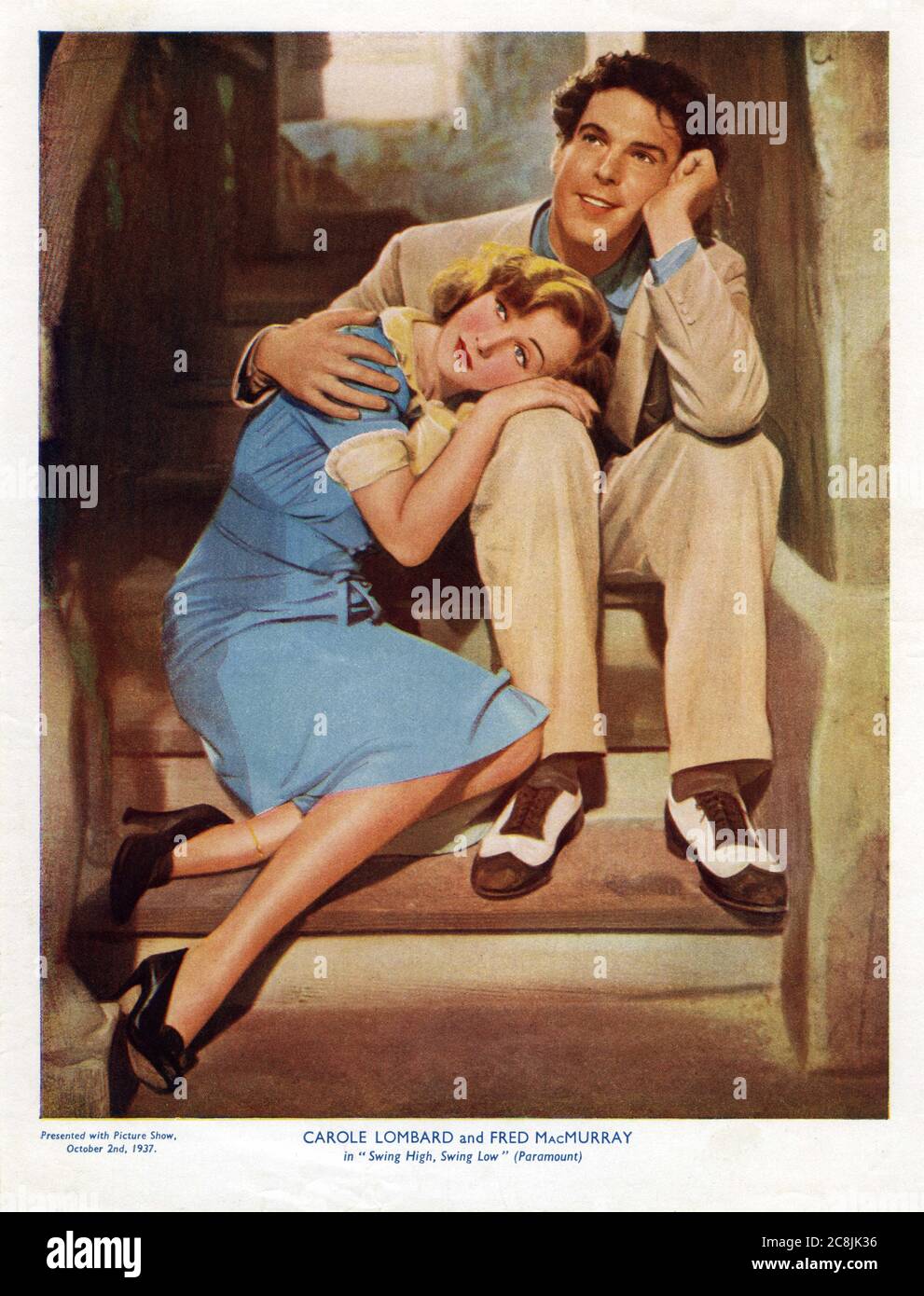 CAROLE LOMBARD and FRED MacMurray in SWING HIGH , SWING LOW 1937 director MITCHELL LEISEN ...