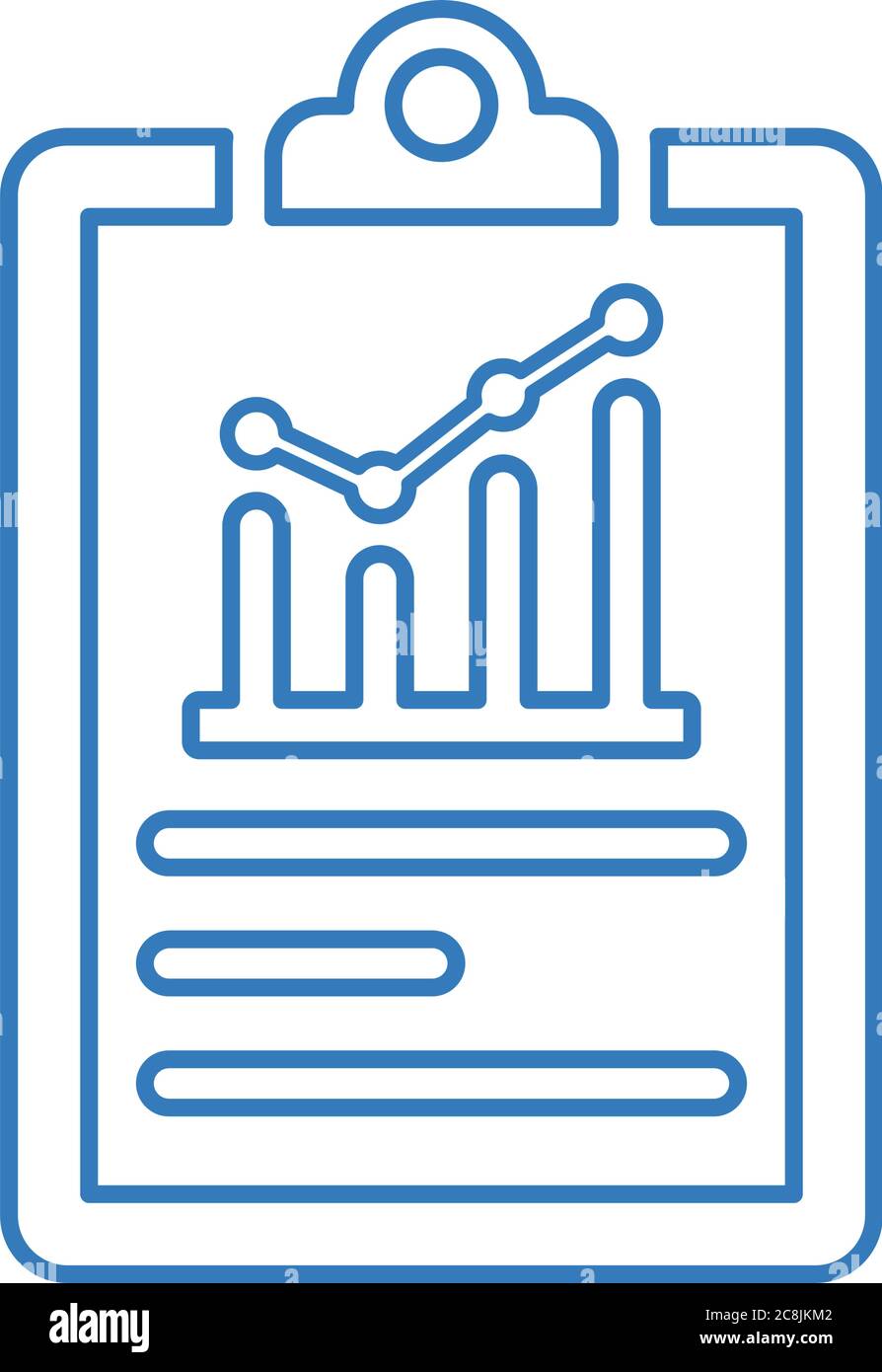 Growth report icon. Perfect for use in designing and developing ...