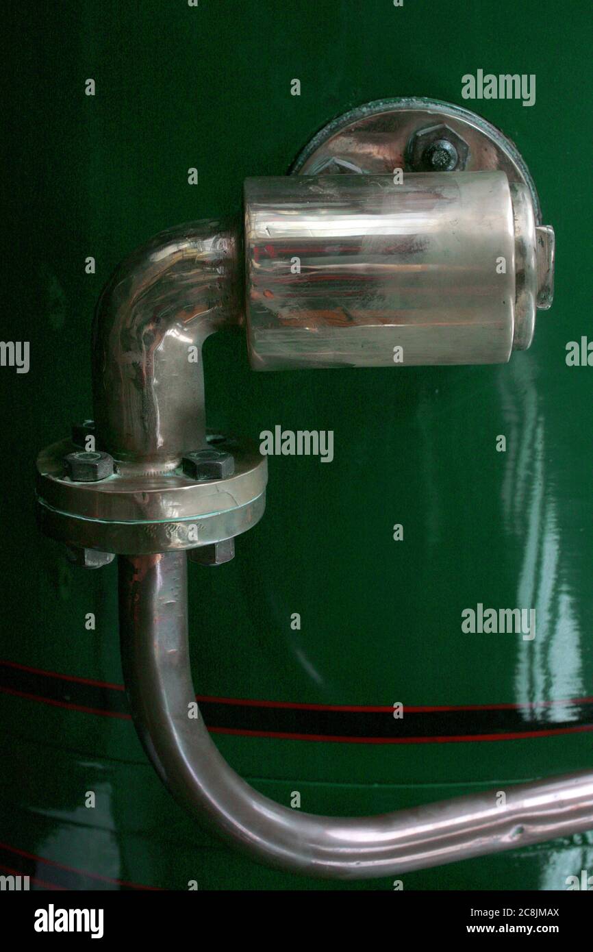 Steam engine detail in the Power Hall, Museum of Science and Industry ...