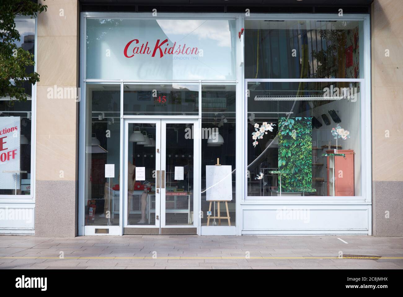 A general view of the exterior of a Cath Kidston store in Cardiff ...