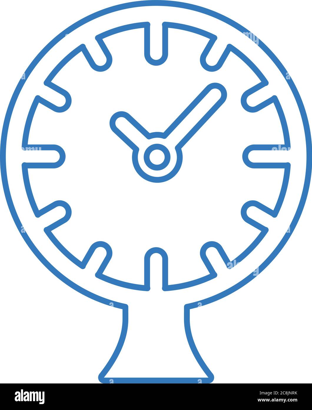 Table clock icon. Perfect for use in designing and developing websites ...
