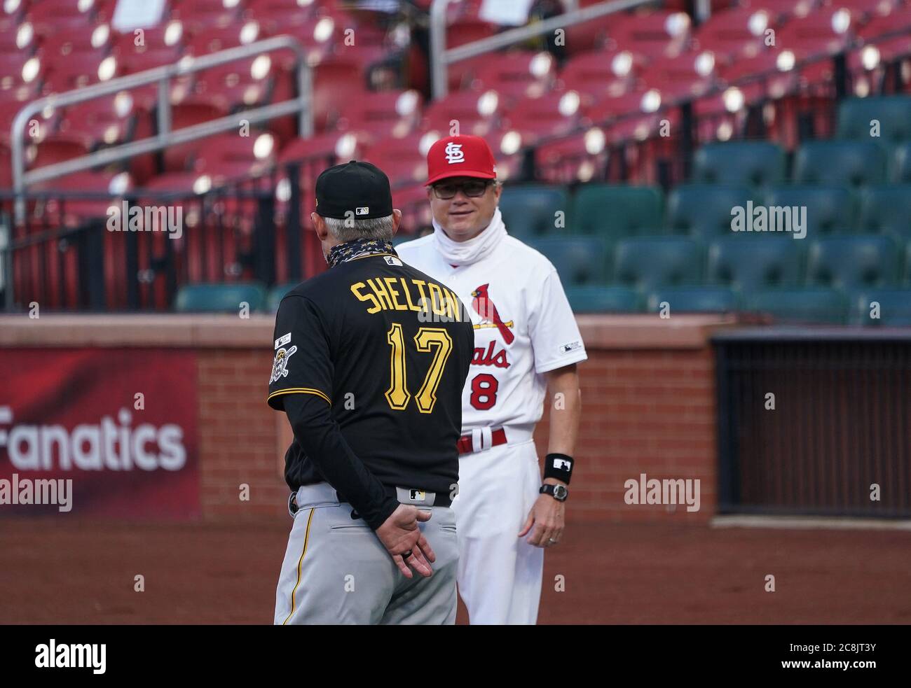St. Louis, United States. 25th July, 2020. Pittsburgh Pirates manager ...