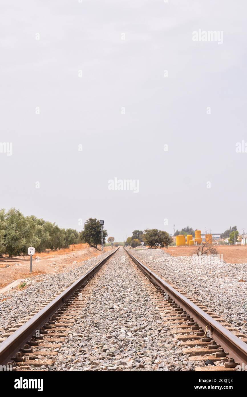 Photo Picture of a Classic Train Rail Road Stock Photo - Alamy