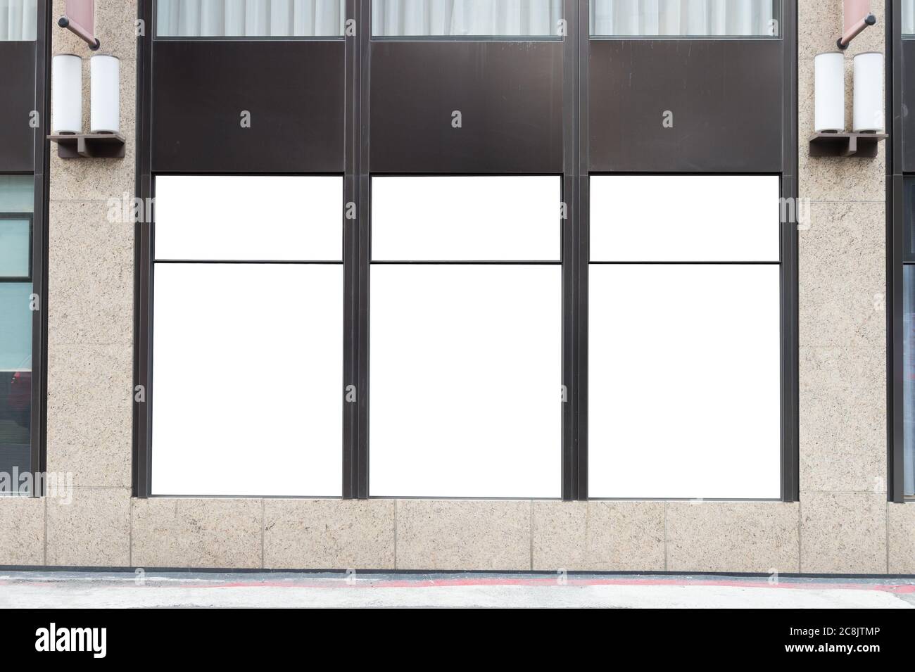 Shop Boutique Store Front with Big Window and Place for Name Stock ...