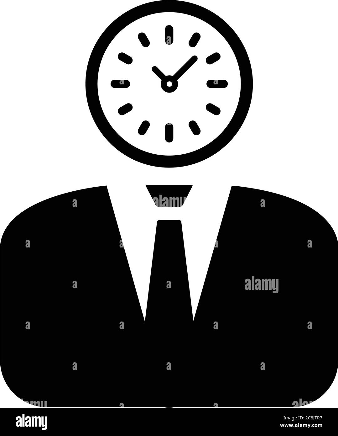 Time thinking icon hi-res stock photography and images - Alamy