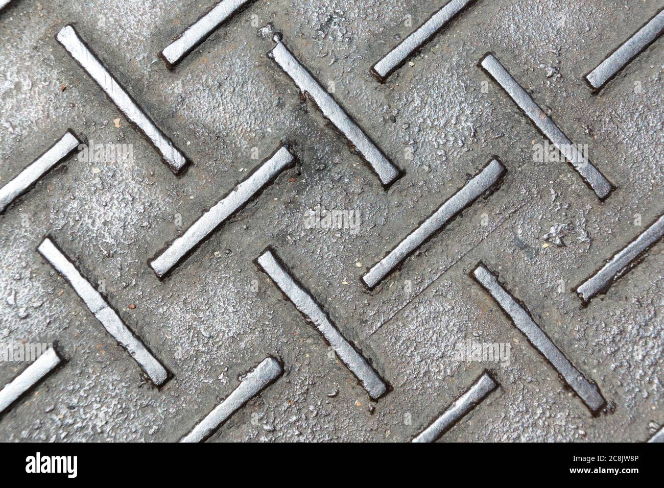 pattern style of steel floor for background Stock Photo - Alamy