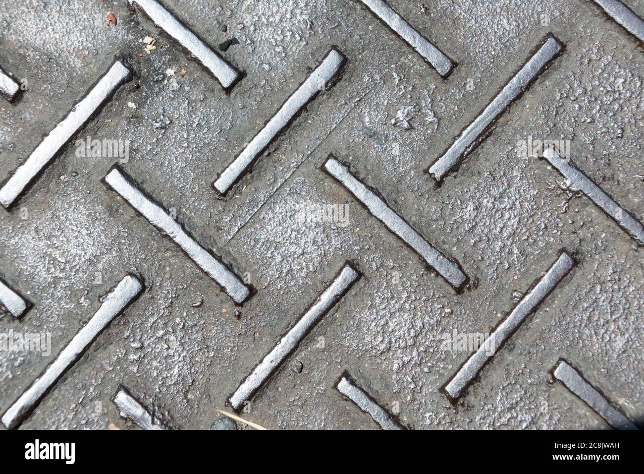 pattern style of steel floor for background Stock Photo - Alamy