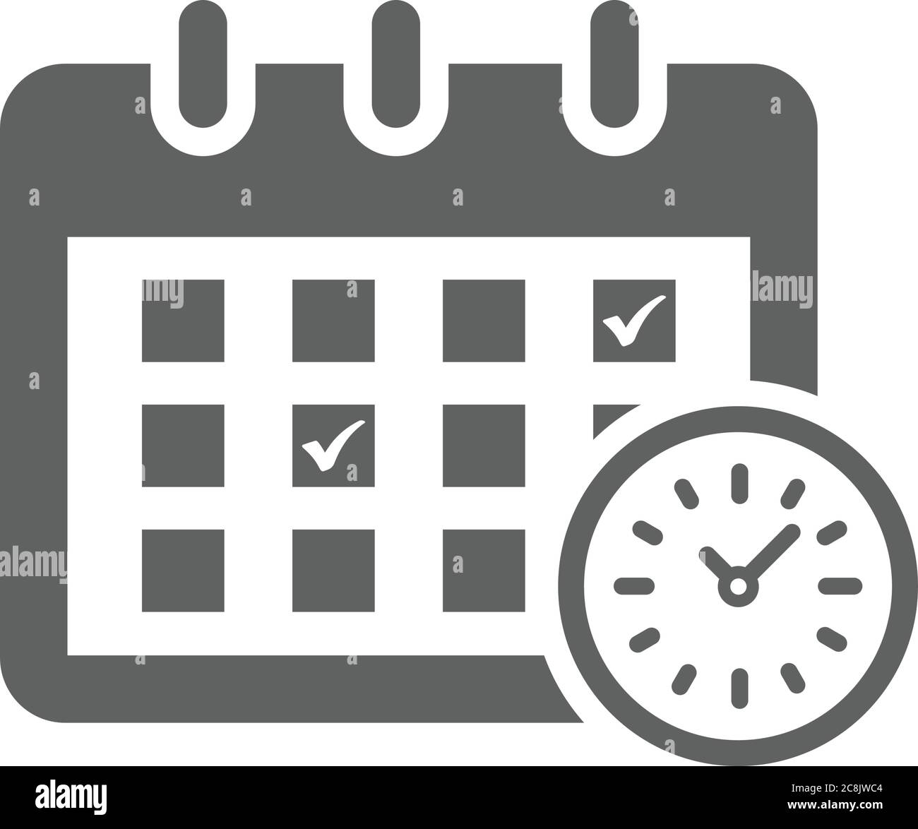 Schedule icon. Perfect for use in designing and developing websites ...