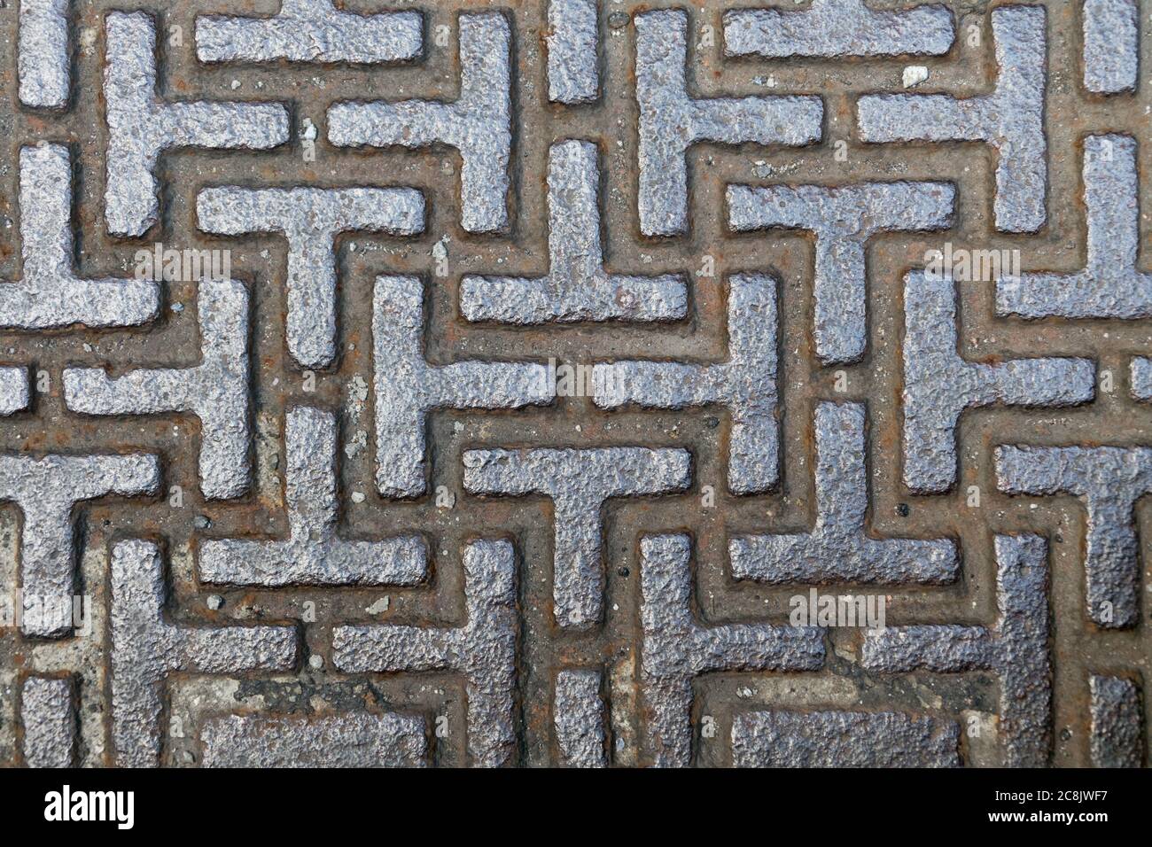 pattern style of steel floor for background Stock Photo - Alamy