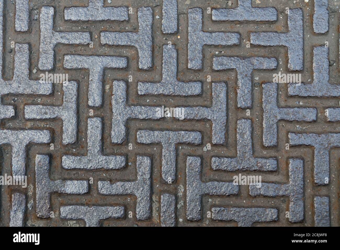 pattern style of steel floor for background Stock Photo - Alamy