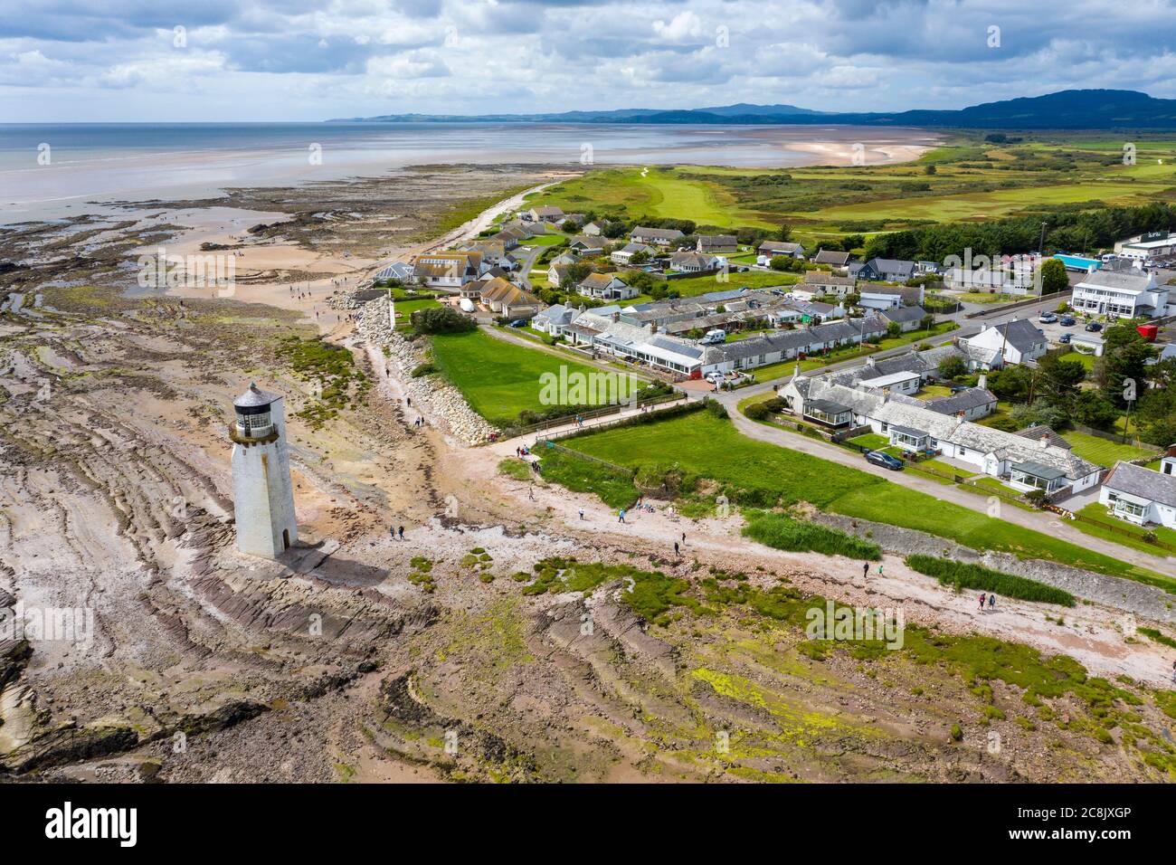 Southerness lighthouse aerial hi-res stock photography and images - Alamy