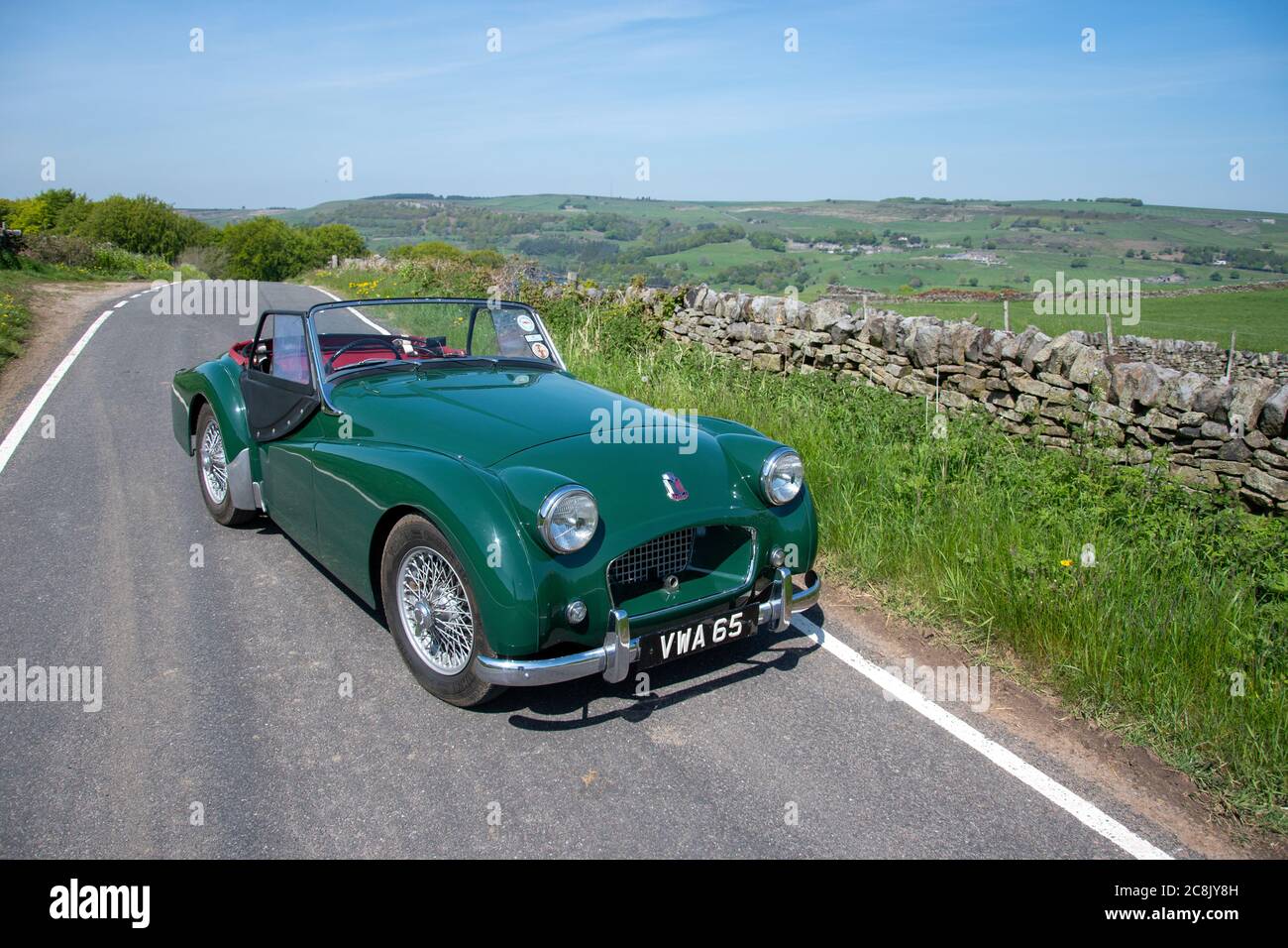 Vintage triumph tr2 hi-res stock photography and images - Alamy