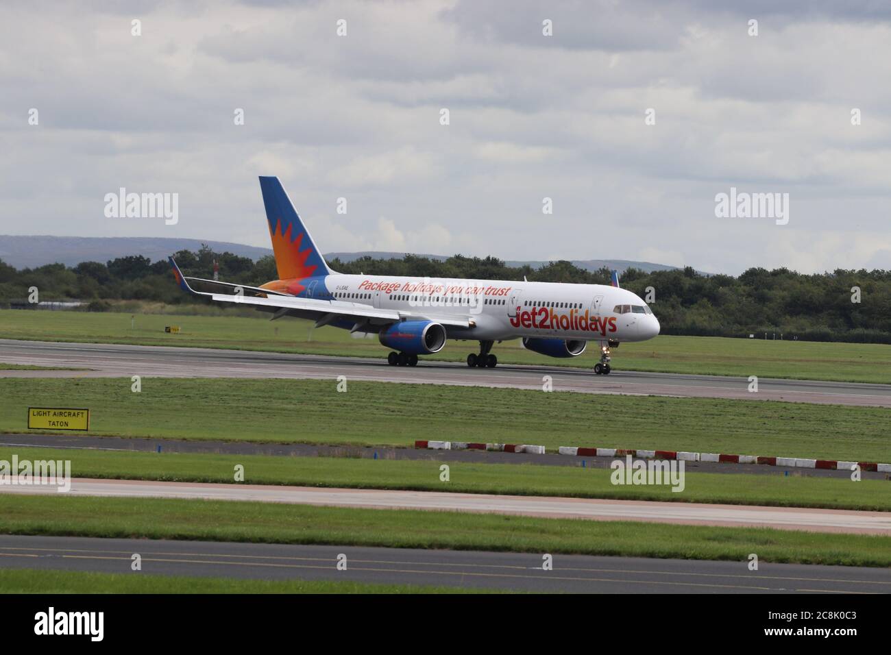 Jet 2 holiday Boeing 737 a Manchester airport Stock Photo - Alamy