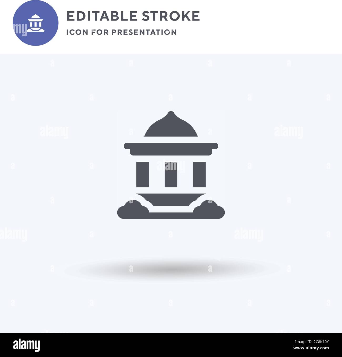 Wooden gazebo structure Stock Vector Images - Alamy