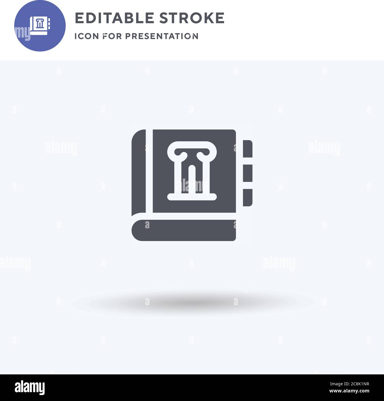 History icon vector, filled flat sign, solid pictogram isolated on ...