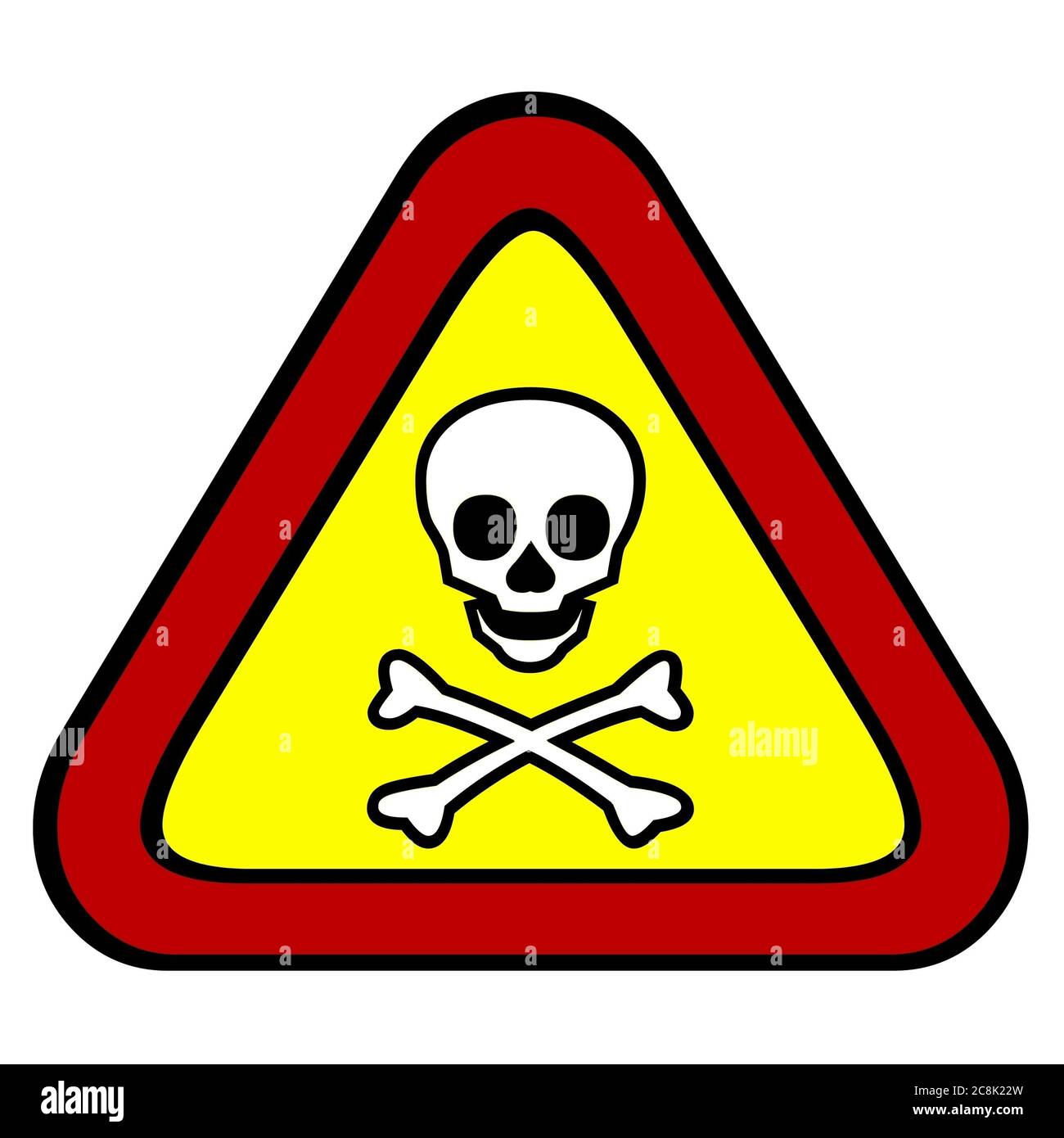 Signal toxic danger Stock Photo - Alamy