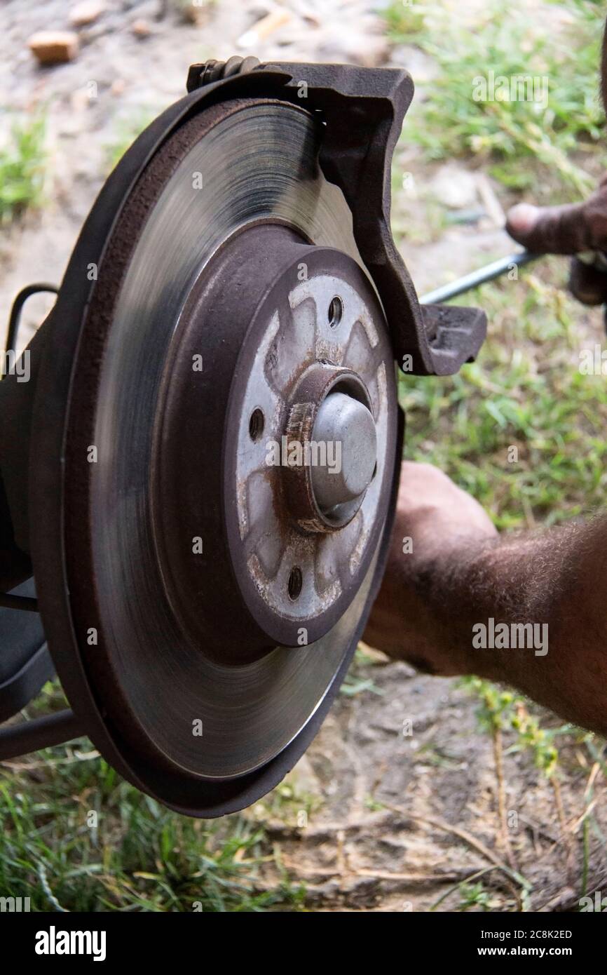 Brake repairing hi-res stock photography and images - Alamy