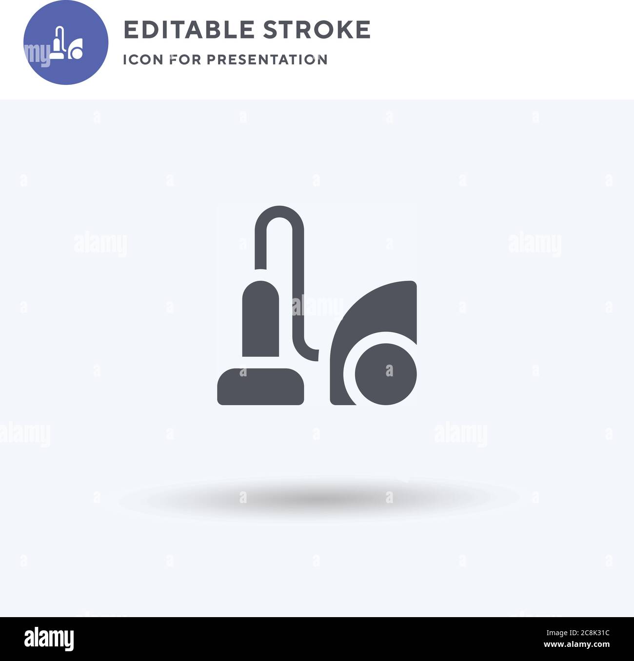 Vacuum icon vector, filled flat sign, solid pictogram isolated on white ...