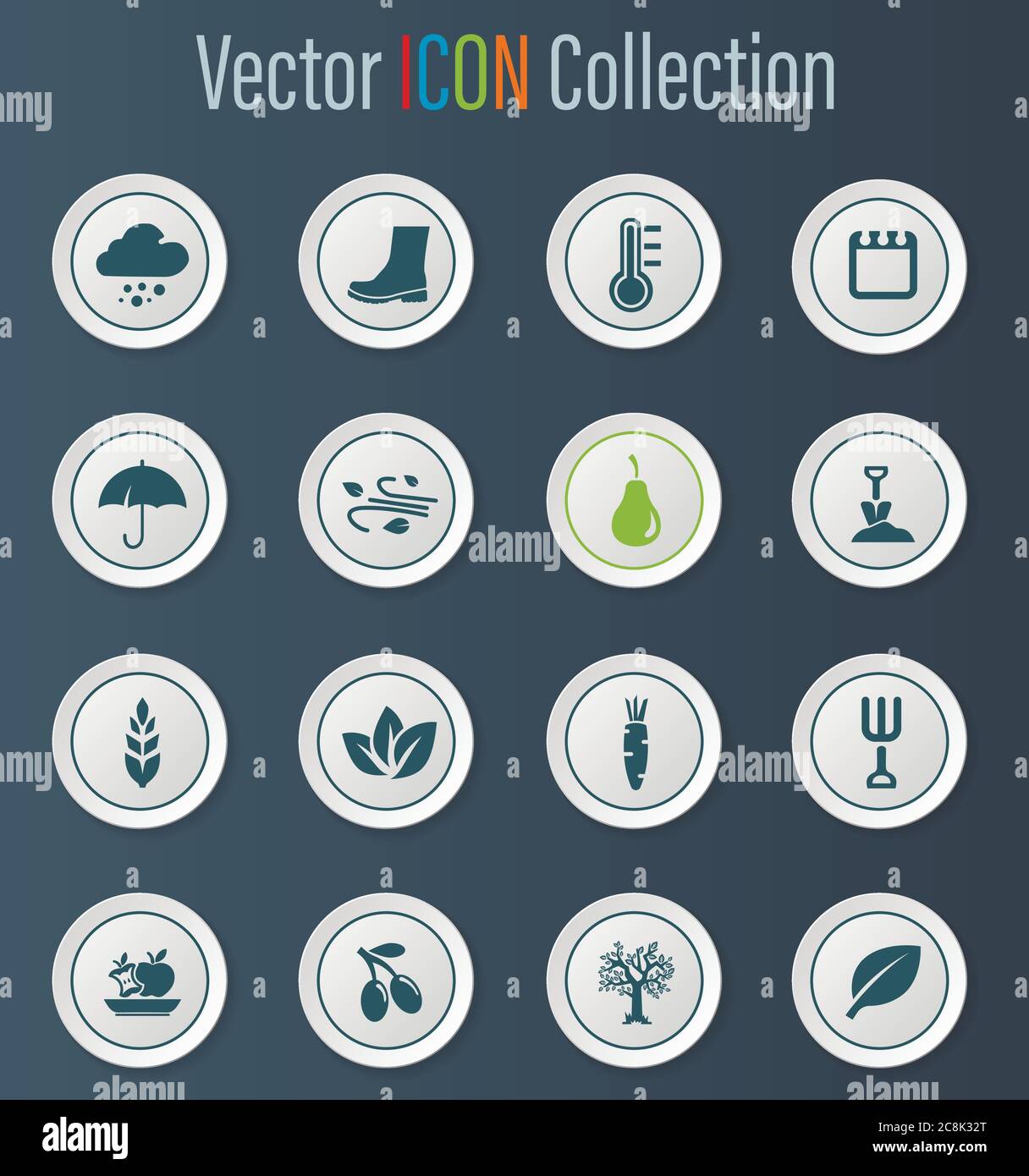 Autumn icons set Stock Vector Image & Art - Alamy