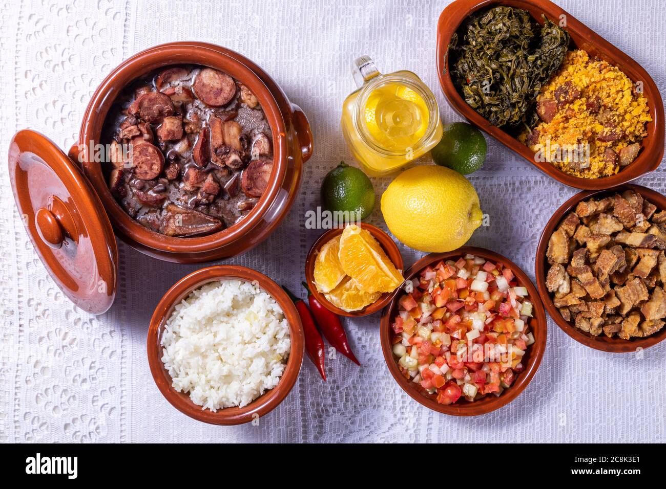 Feijoada, the Brazilian cuisine tradition and typical food Stock Photo ...