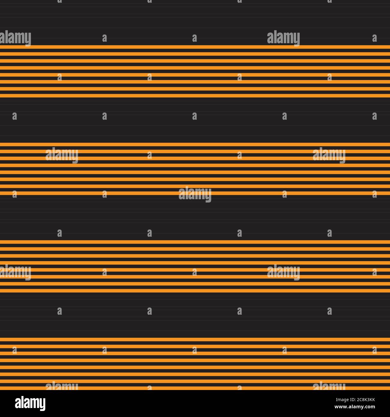 Orange Horizontal striped seamless pattern background suitable for ...
