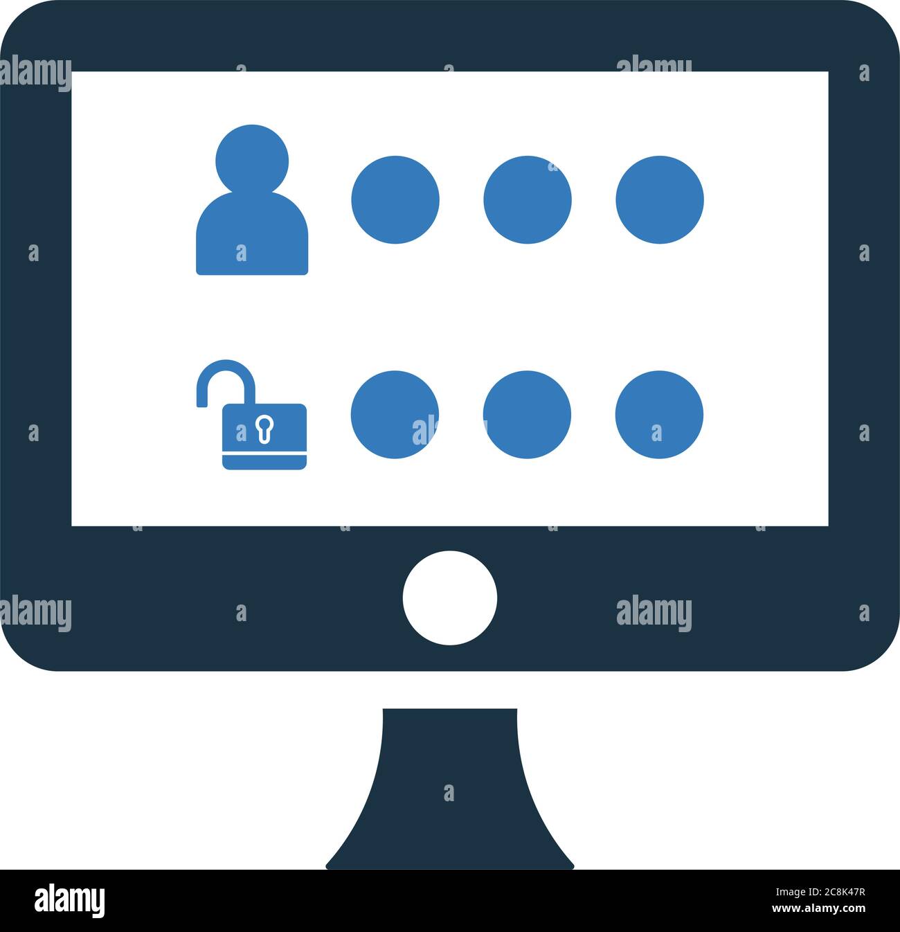 Website Security icon. Perfect use for print media, web, stock images ...