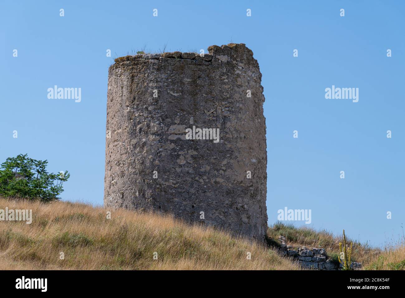 Remains of the Kalamita Fortress in Crimea. Landmark Stock Photo - Alamy