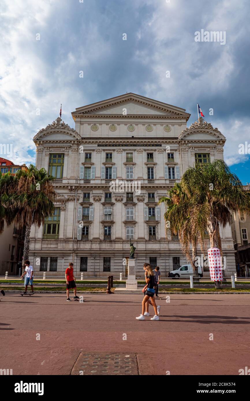 Opera of Nice at the Cote D Azur - CITY OF NICE, FRANCE - JULY 10, 2020 ...