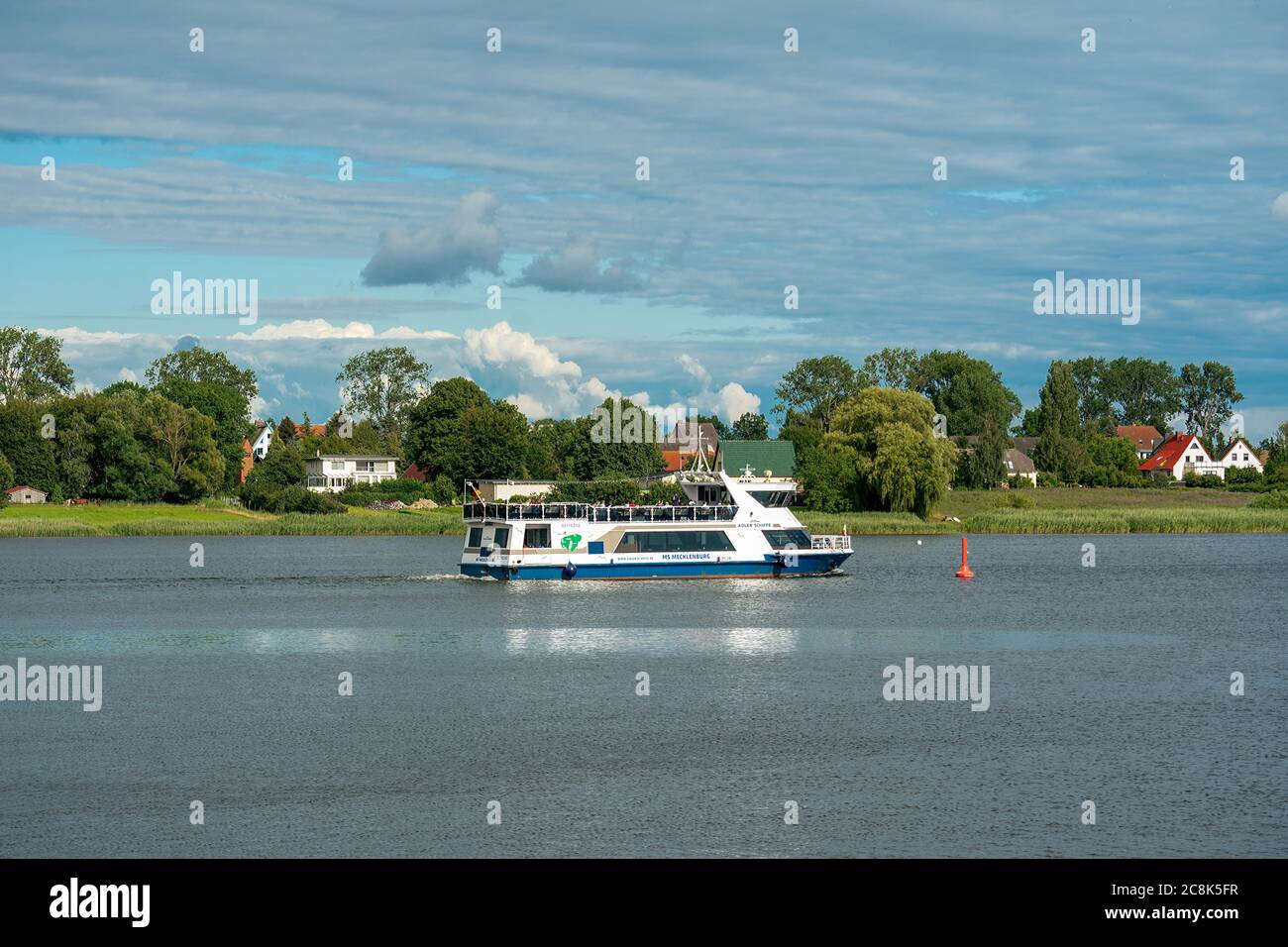 Poel, Mecklenburg, Germany - july 16, 2020: the Kirchdorf - Wismar ...