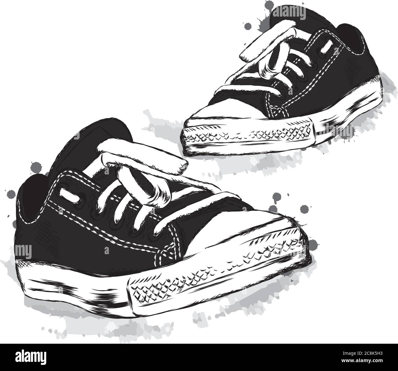 Walking Shoes Vector