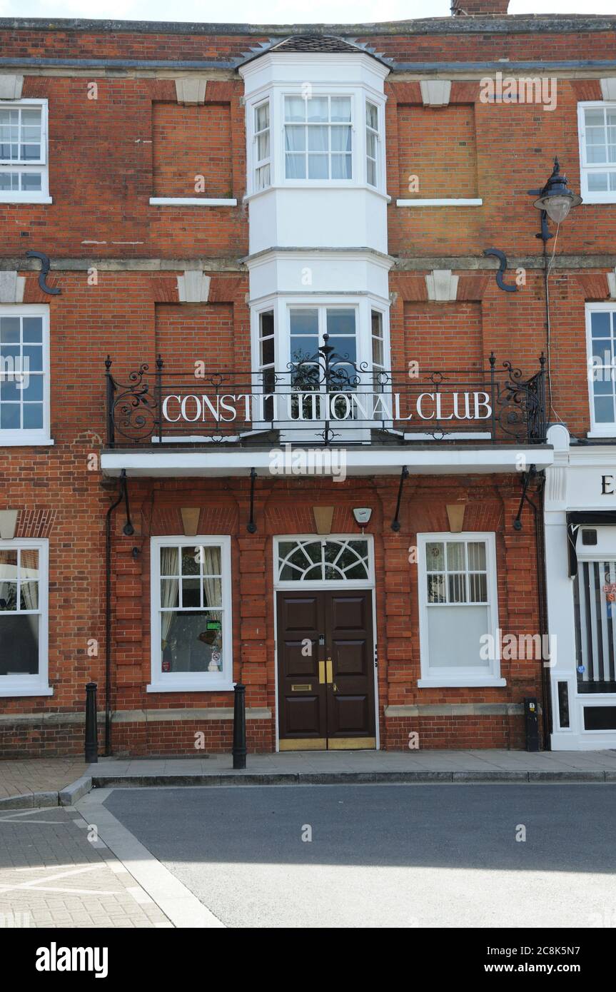 Constitutional Club, Braintree, Essex Stock Photo - Alamy