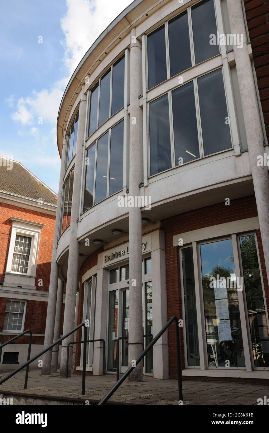 Library, Braintree, Essex Stock Photo - Alamy