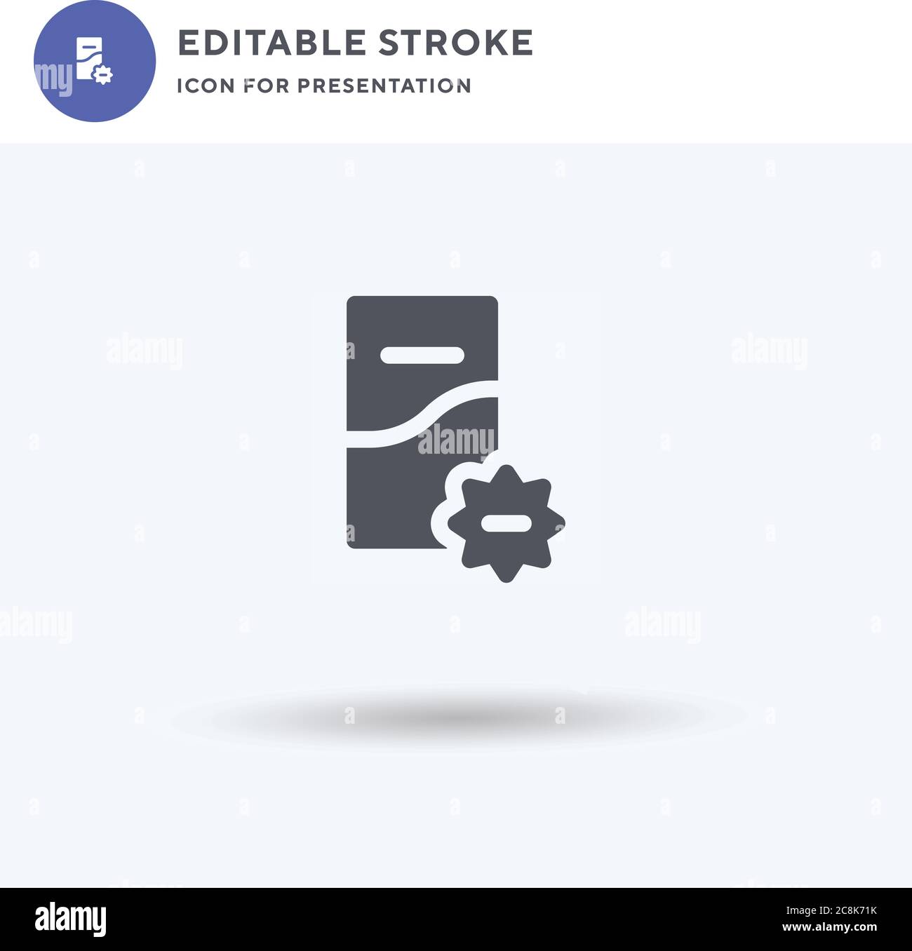 Leaflet icon vector, filled flat sign, solid pictogram isolated on ...