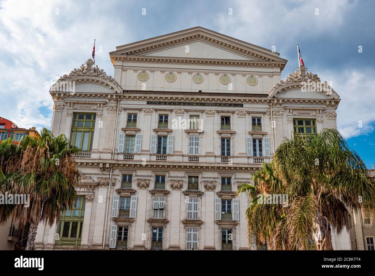 Opera of Nice at the Cote D Azur - CITY OF NICE, FRANCE - JULY 10, 2020 ...