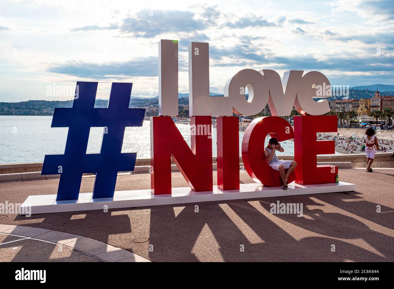 I love Nice letters at the Riviera of Nice - CITY OF NICE, FRANCE ...