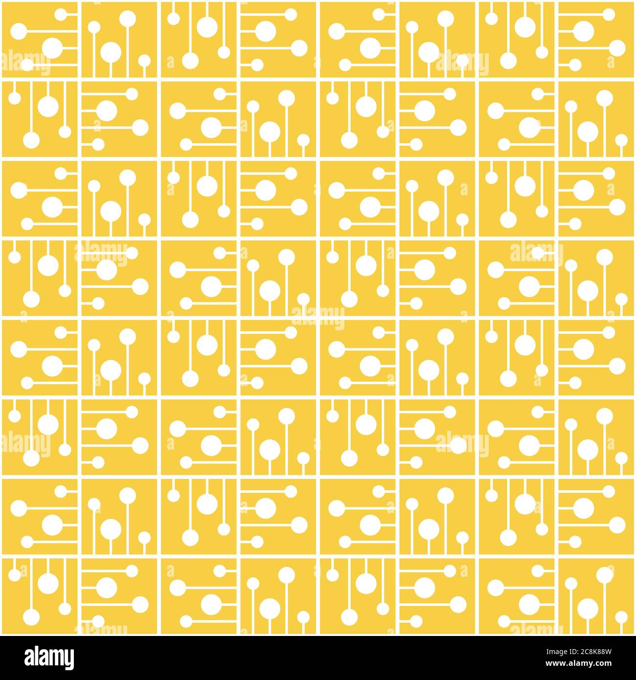Simple flat seamless pattern will attract attention and transform any ...